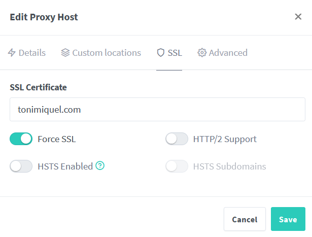 Cómo configurar Nginx Proxy Manager